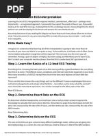 Paediatric ECG Checklist 3.8 | PDF | Electrocardiography ...