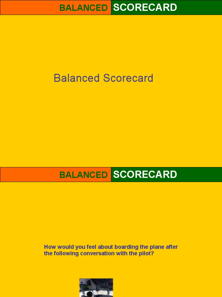 Balanced Scorecard-Basic | PDF | Business