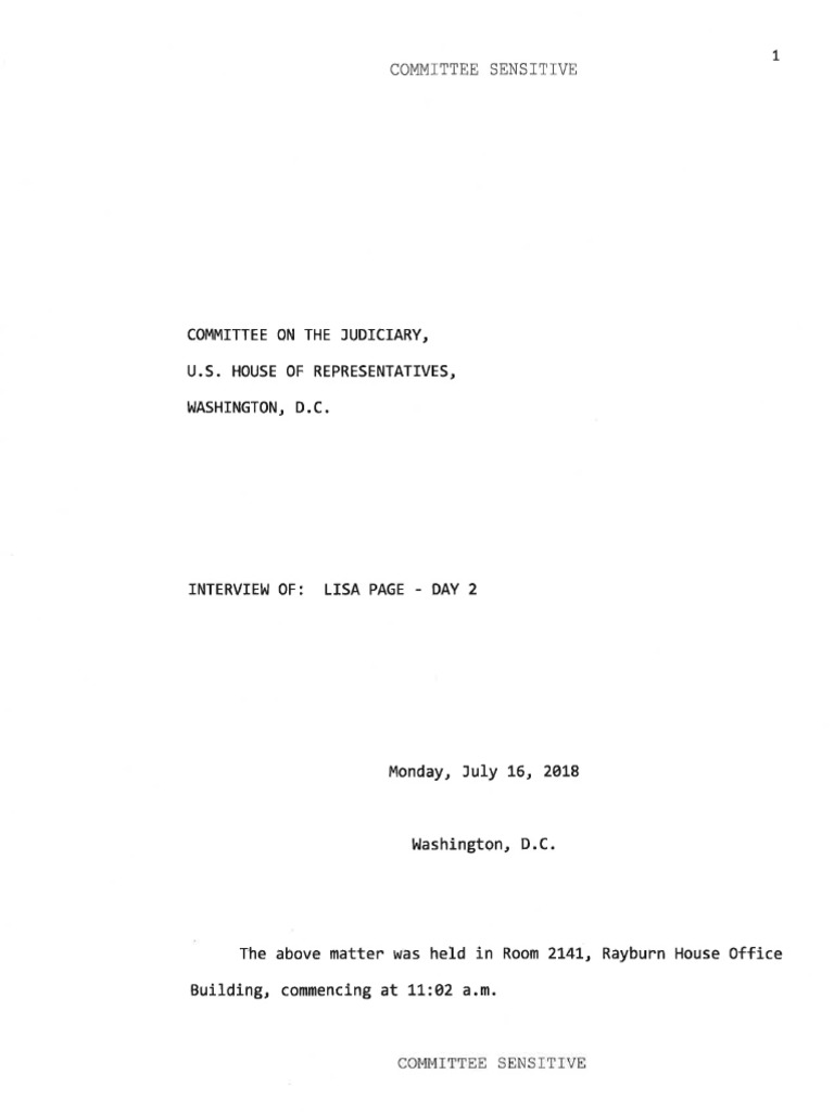 Lisa Page Interview Day 2 | PDF