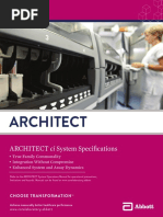 Abbott Alinity H Series HQ Hs HQ Spec Sheet | PDF | Chemistry