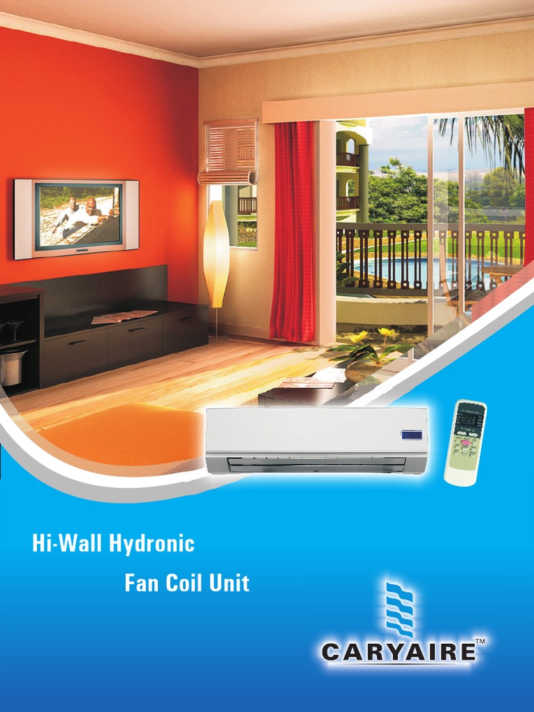 Hi-Wall Hydronic Fan Coil Unit Specs | PDF | Chemical Engineering ...