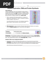 Protein Synthesis Race Overview | PDF | Teaching Methods & Materials ...