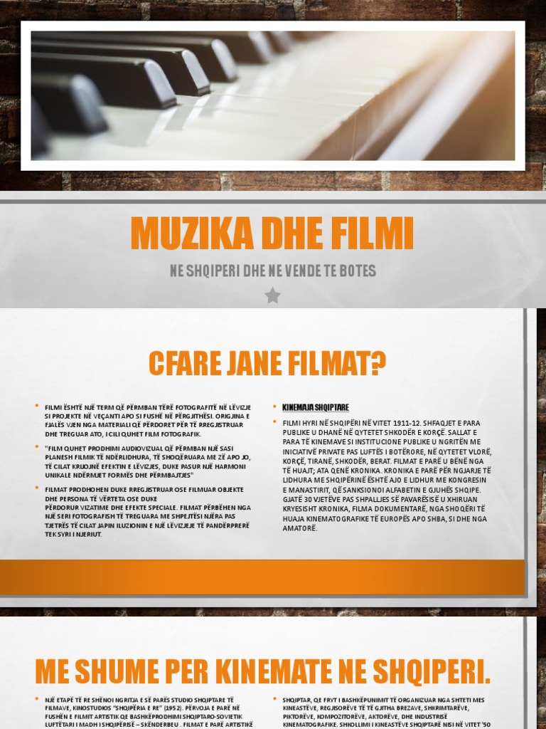 Muzika Dhe Filmi | PDF