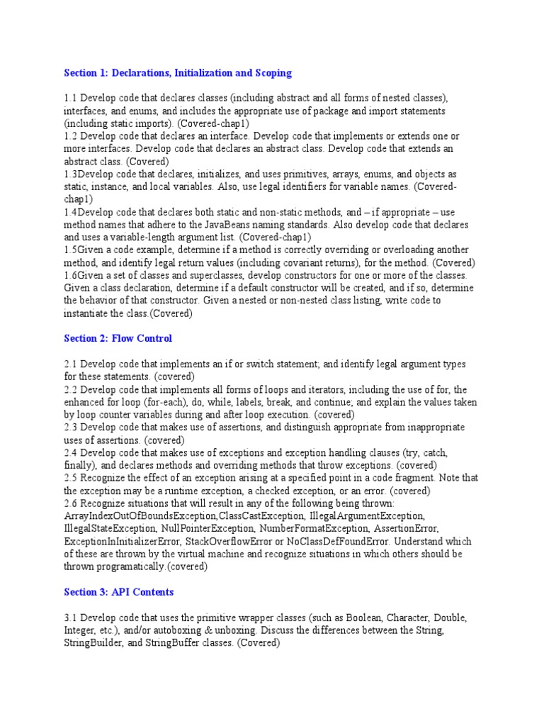 Section 1: Declarations, Initialization and Scoping | PDF | Class (Computer Programming ...