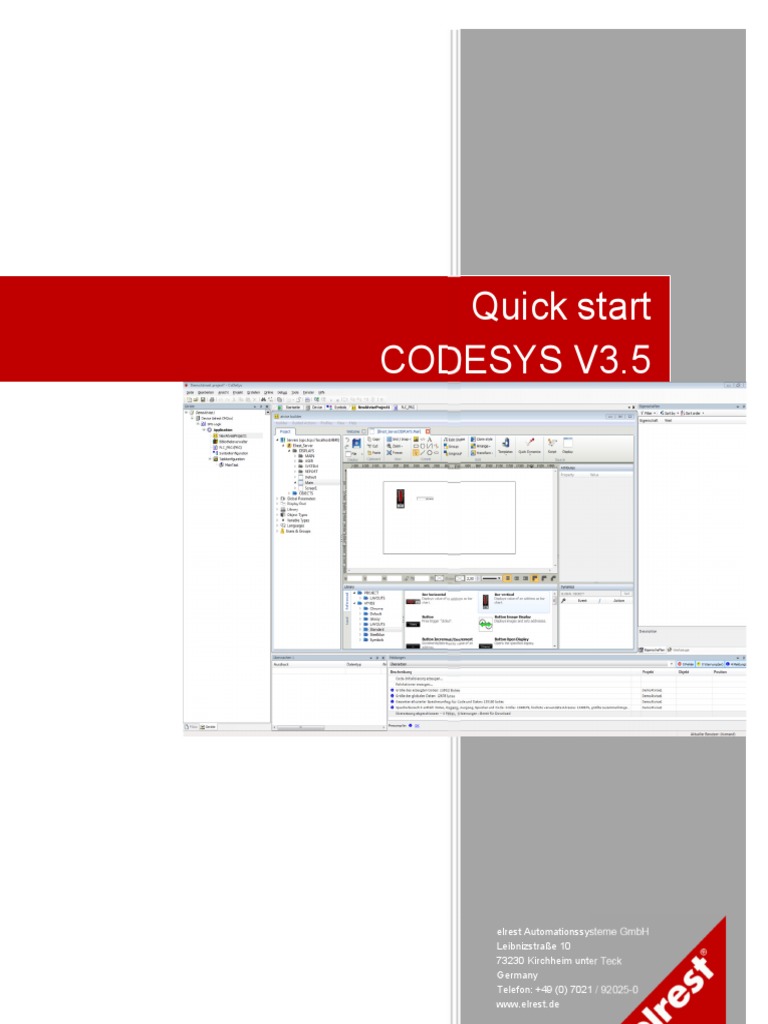 Quick Start Codesys V3.5 | PDF | Operating System | Systems Engineering