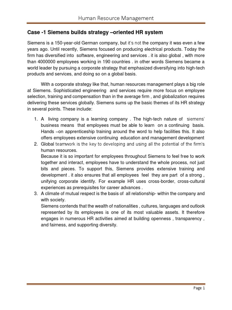 Cases | PDF | Human Resources | Employment