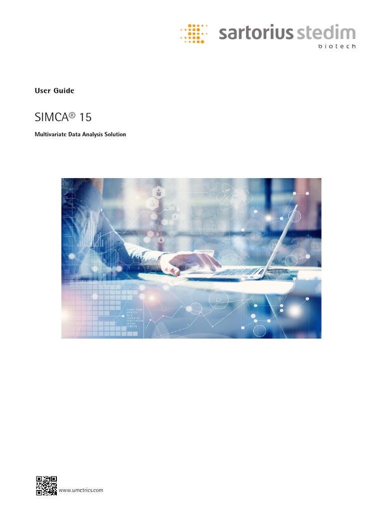 Simca 15 User Guide PDF | PDF | Data Analysis | Principal Component ...