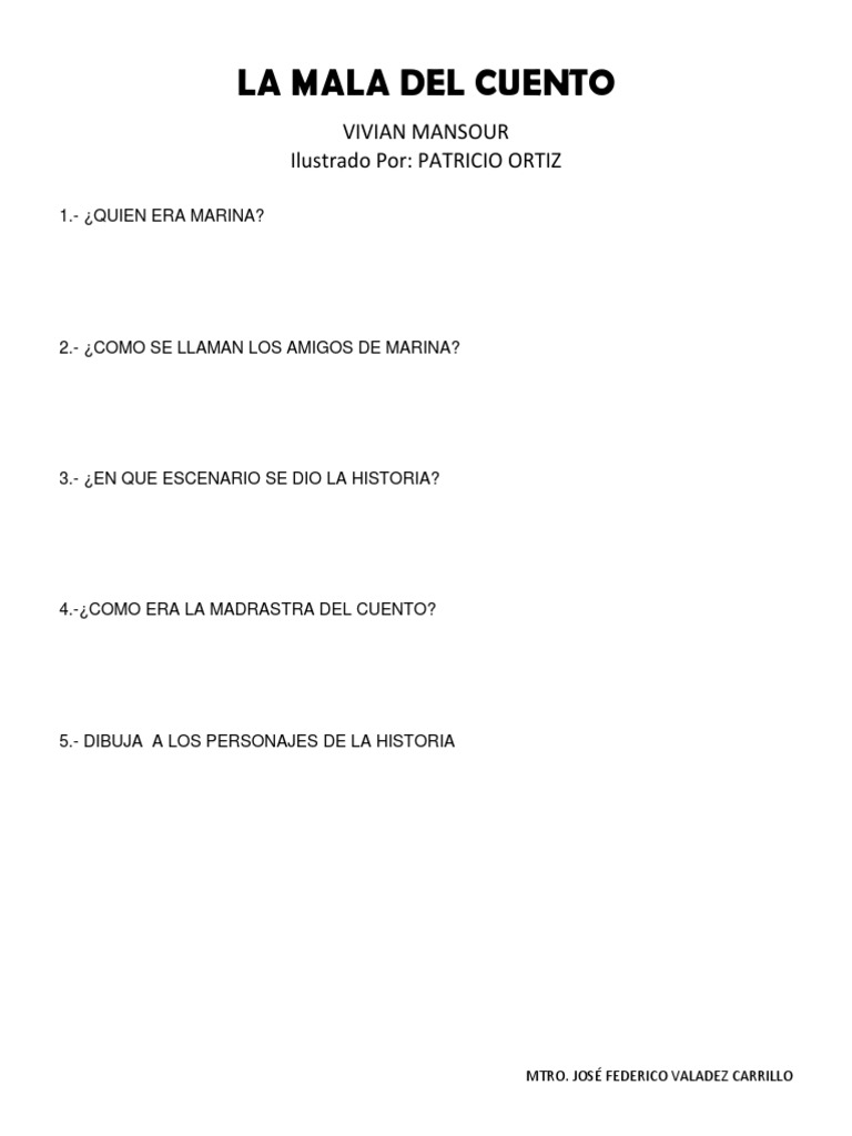 La Mala Del Cuento | PDF