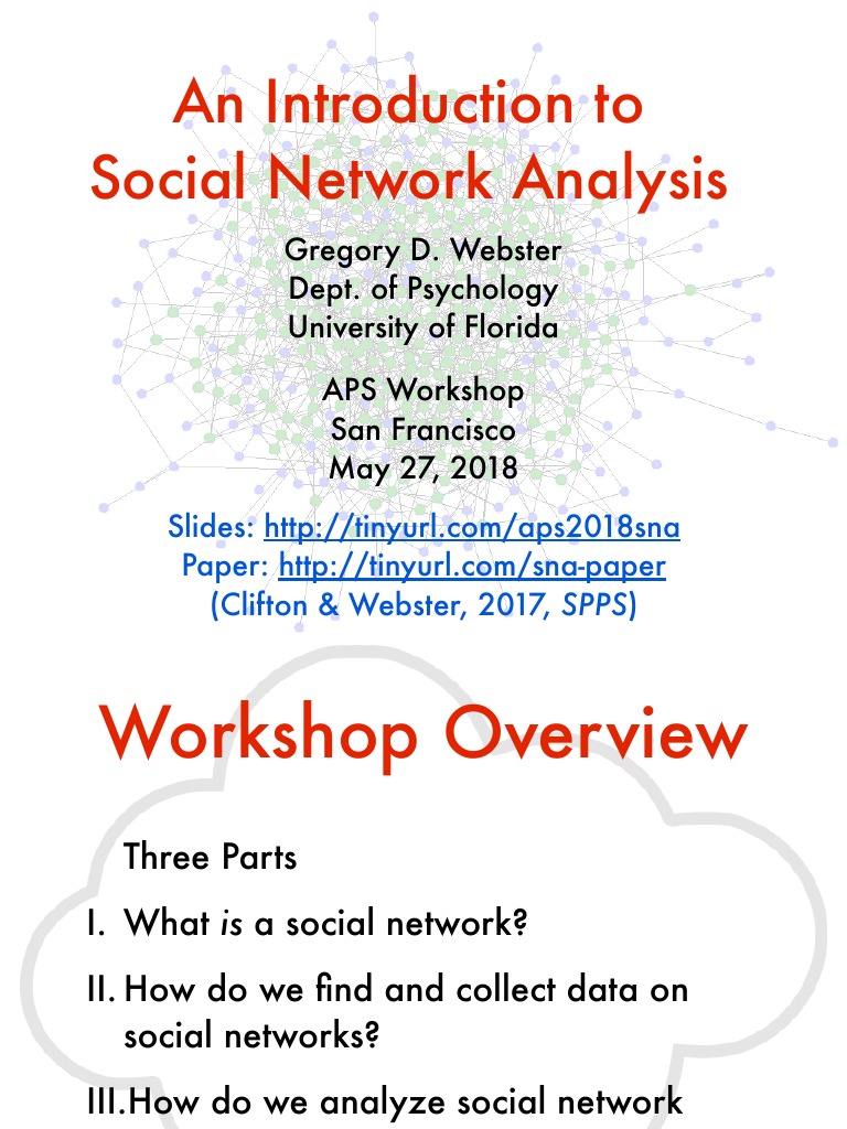 Social Network Analysis Workshop Guide | PDF | Social Network | Social ...