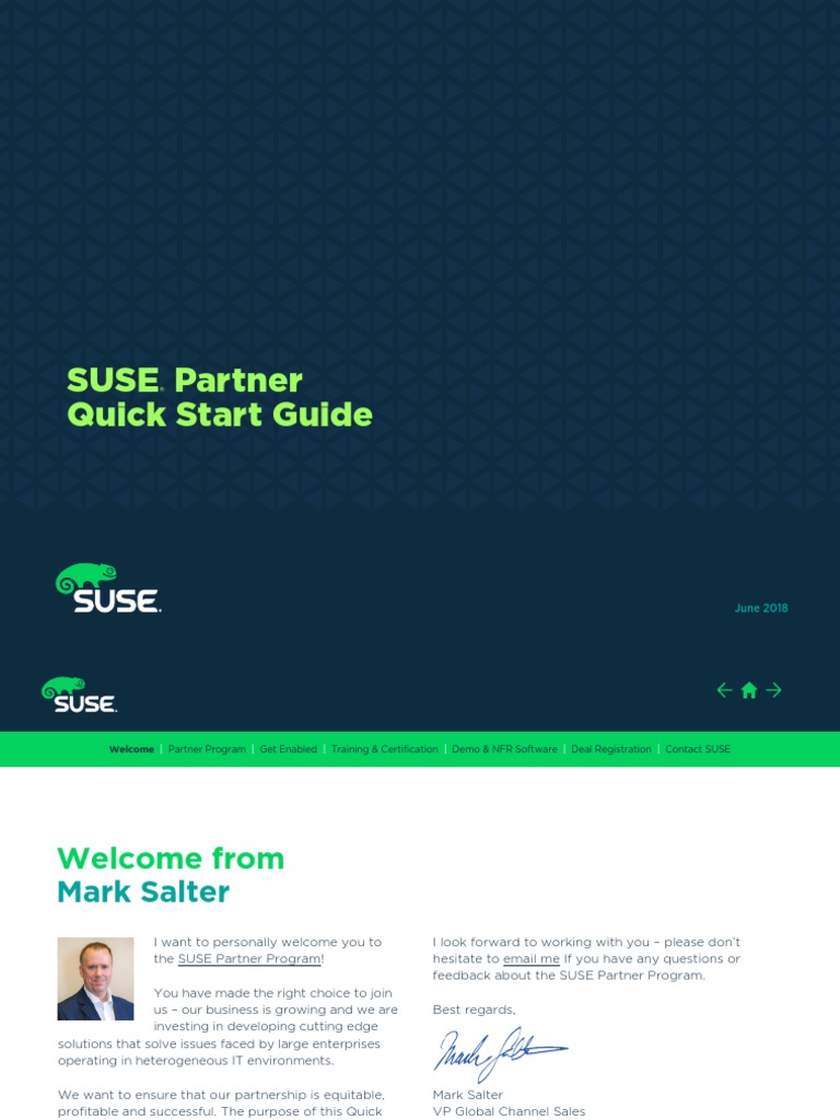 Suse Partner Quick Start Guide | PDF | Open Stack | Cloud Computing