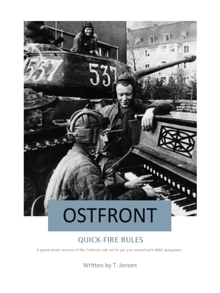 Ostfront Quickfire PDF | PDF | Tanks | Infantry