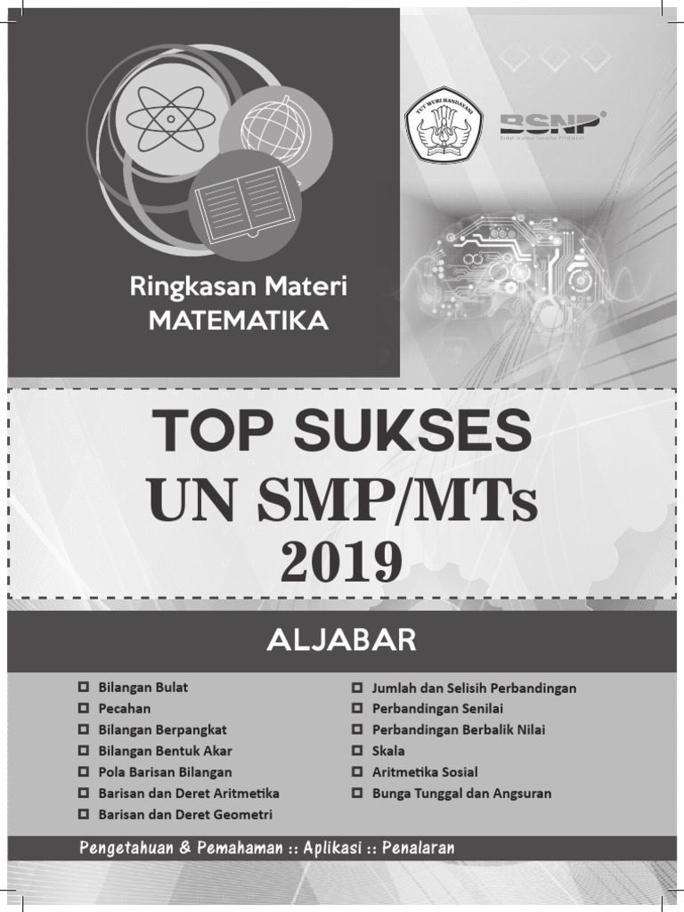 Layout Ringkasan Materi TS UN SMP 2019 PDF | PDF