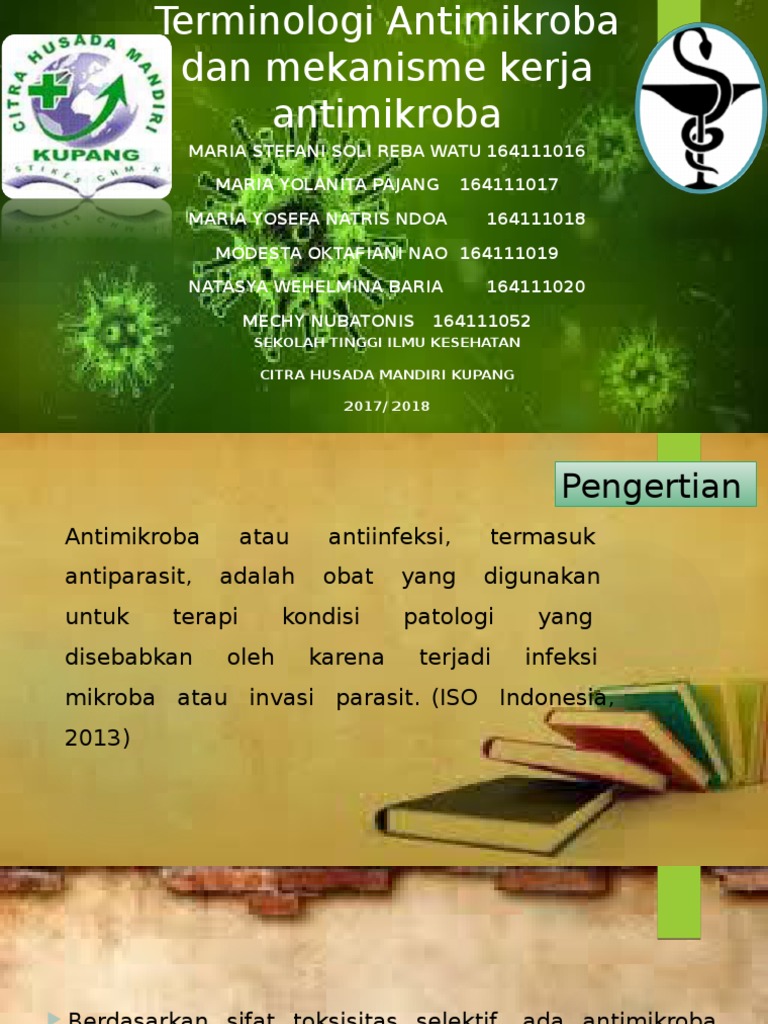 Terminologi Antimikroba Dan Mekanisme Kerja Antimikroba | PDF