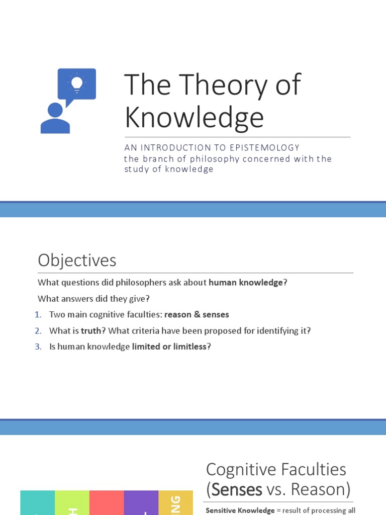 Introduction to Epistemology: Knowledge Theory | PDF | Epistemology ...