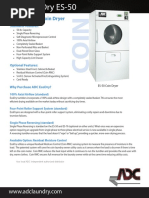 Wascomat Specifications W620 W630 W640 W655 W675 | PDF | Washing ...