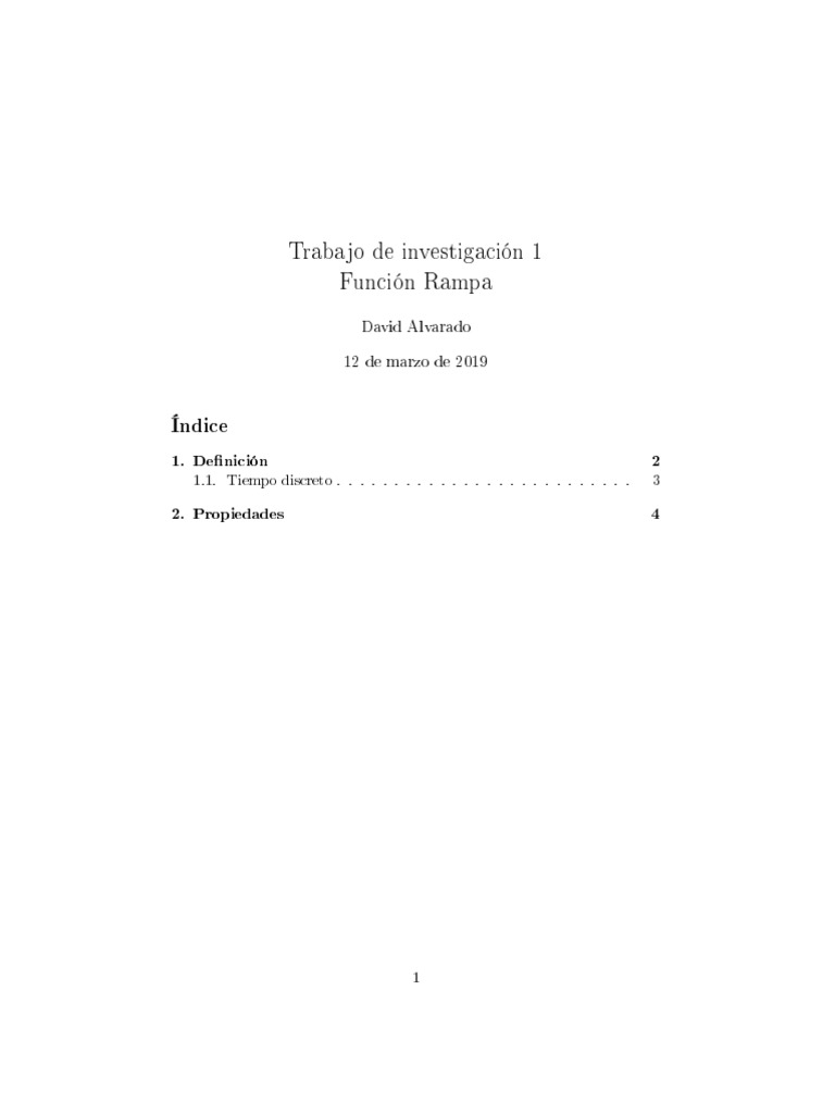 Función Rampa | PDF | Derivado | Cálculo