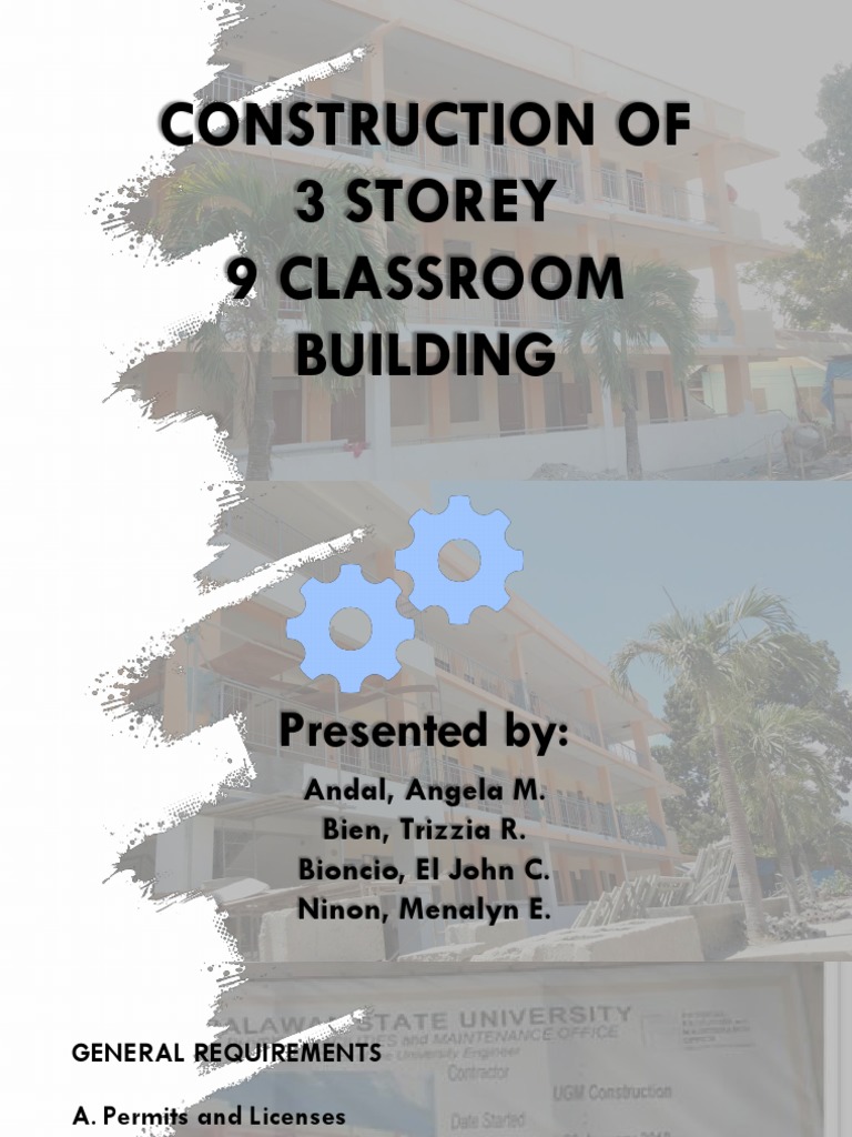 Construction of 3 Storey 9 Classroom Building | Download Free PDF ...
