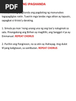 Kanta NG Simbahan Lyrics | PDF