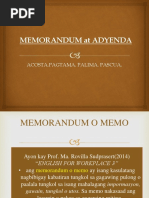 Aralin 1 Pagsulat NG Memorandum | PDF