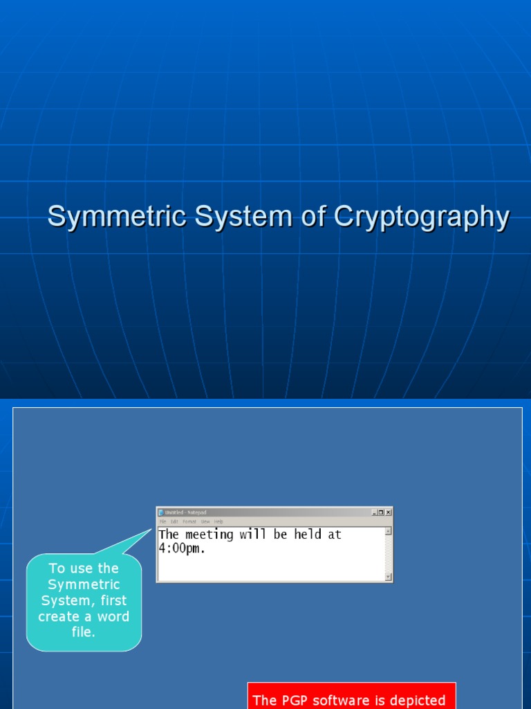 Symmetric System of Cryptography | PDF | Public Key Cryptography ...