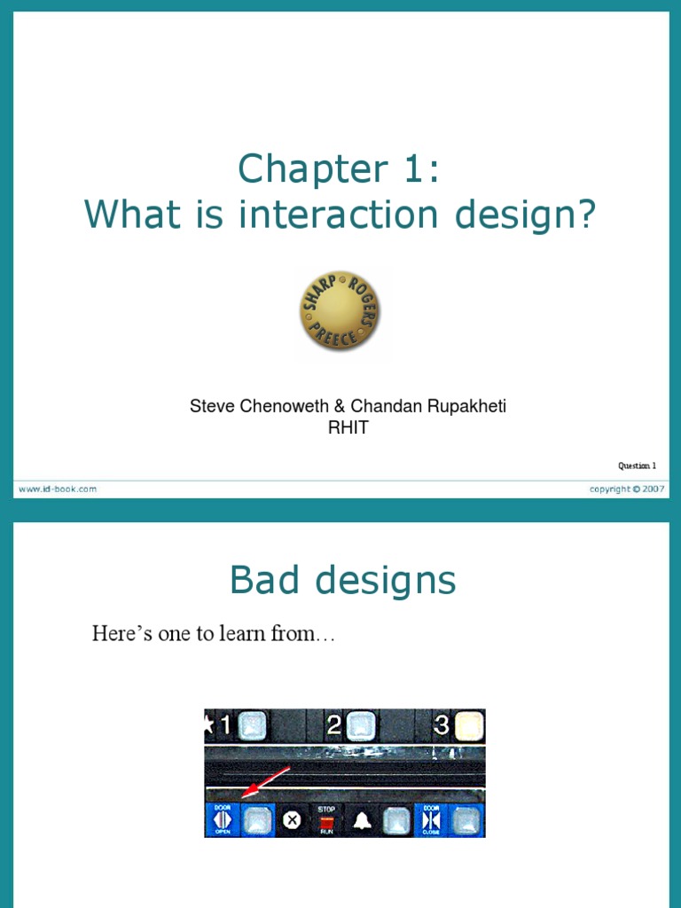 Chapter 1 ID2e Slides | PDF | Usability | User Experience Chapter 1 ID2e Slides | PDF | Usability | User Experience