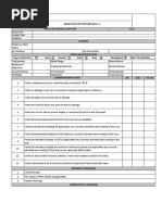 Air Compressor Checklist | PDF | Gases | Gas Technologies
