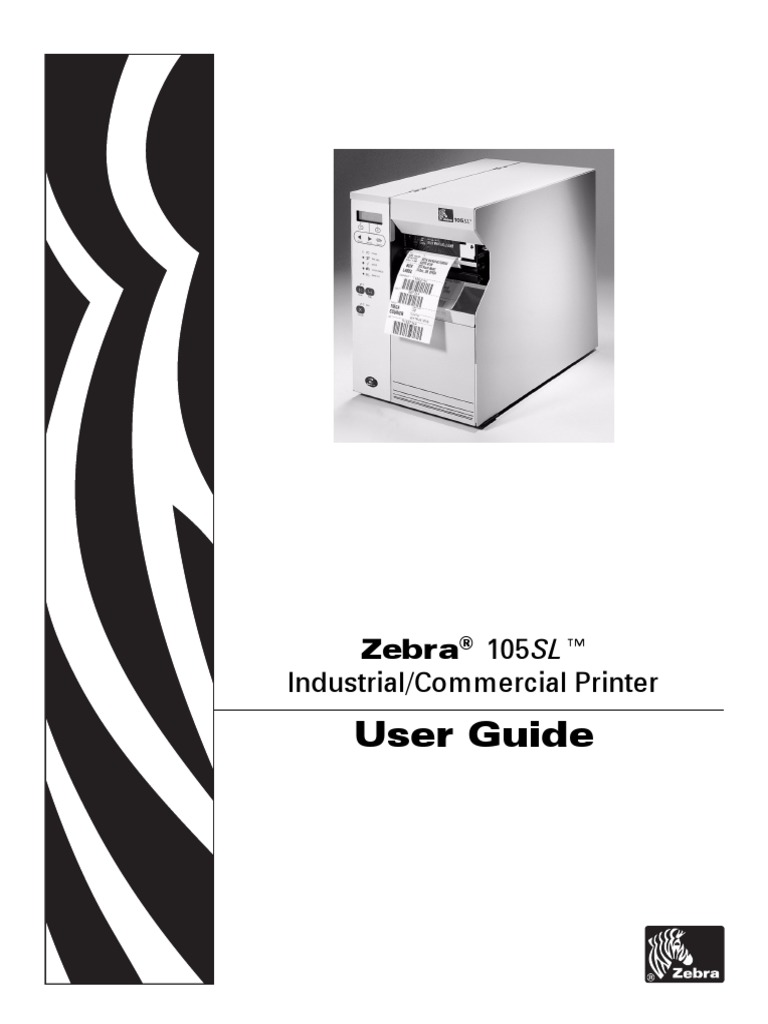 User Guide: Zebra 105SL™ Industrial/Commercial Printer | PDF | Electromagnetic Interference ...