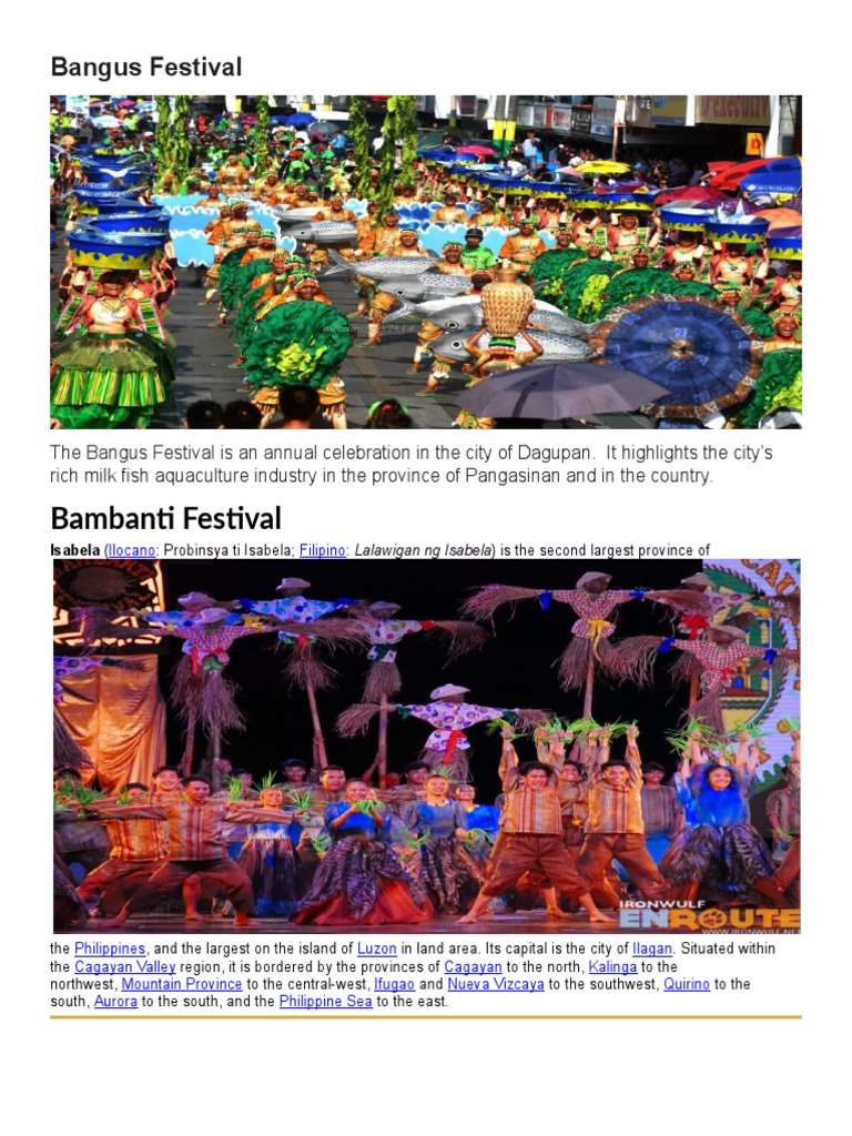 10 Non Religious Festival | PDF | Philippines