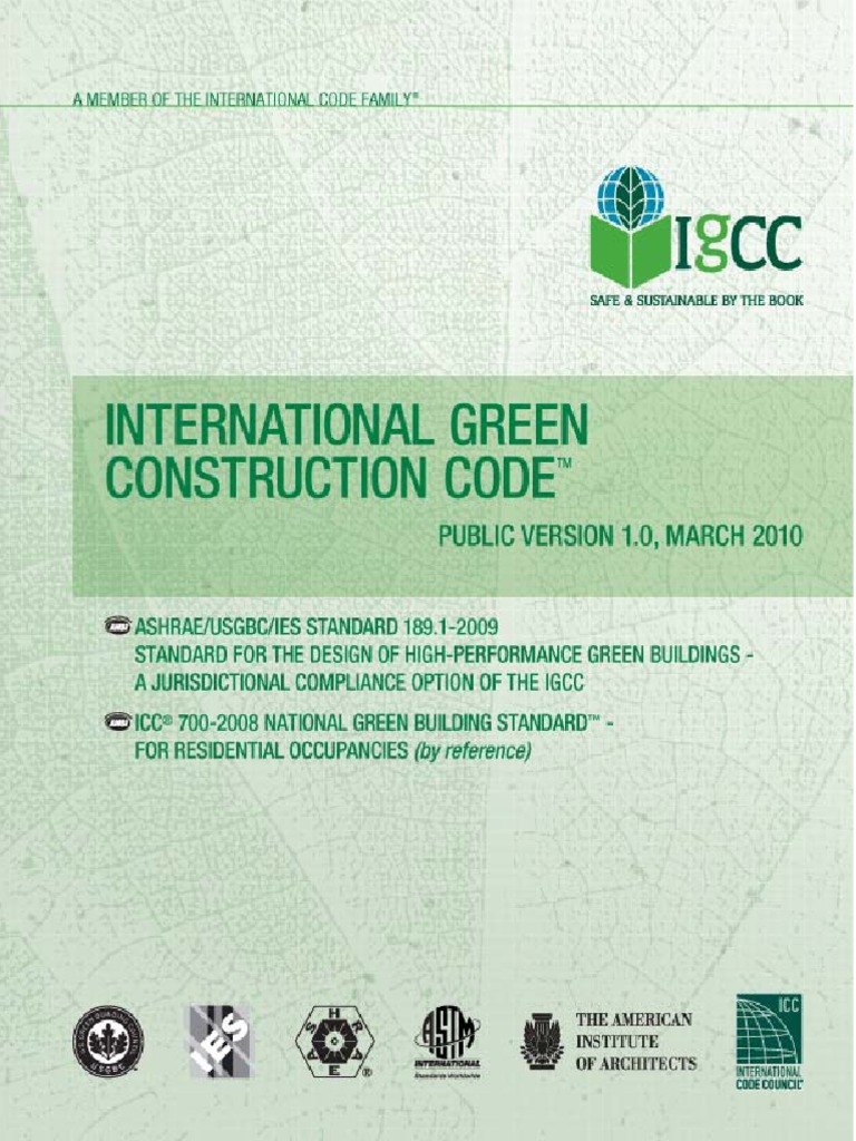 IGCC-PV1 International Green Construction Code PDF | PDF | Building ...