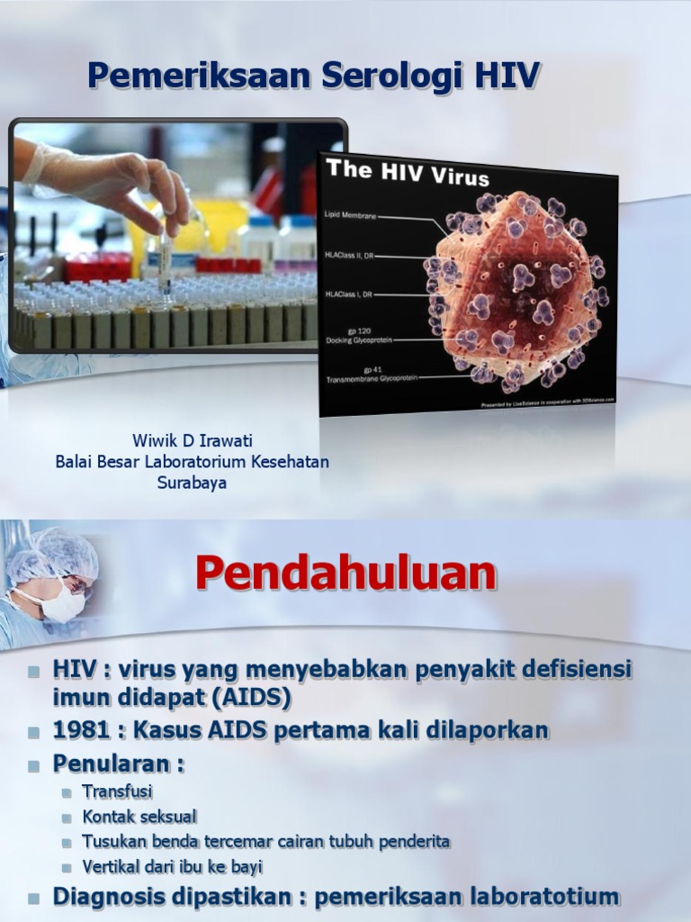 Panduan Pemeriksaan Serologi HIV | PDF | Sains & Matematika