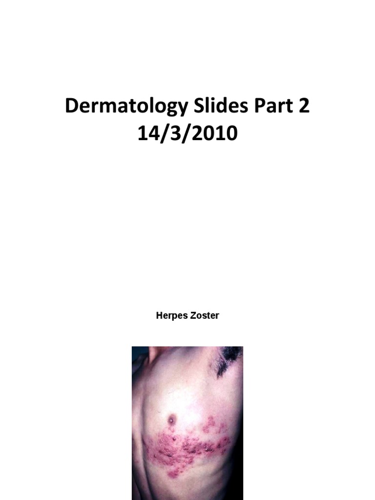 Dermatology Revision 2 | PDF