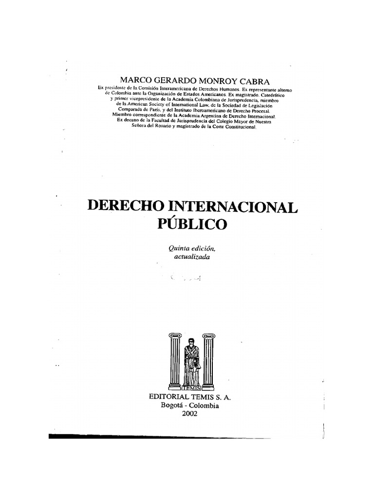 2002 MARCO GERARDO MONROY CABRA DIP Temis Colombia Arreglo Pacifico PDF | PDF | Naciones Unidas ...