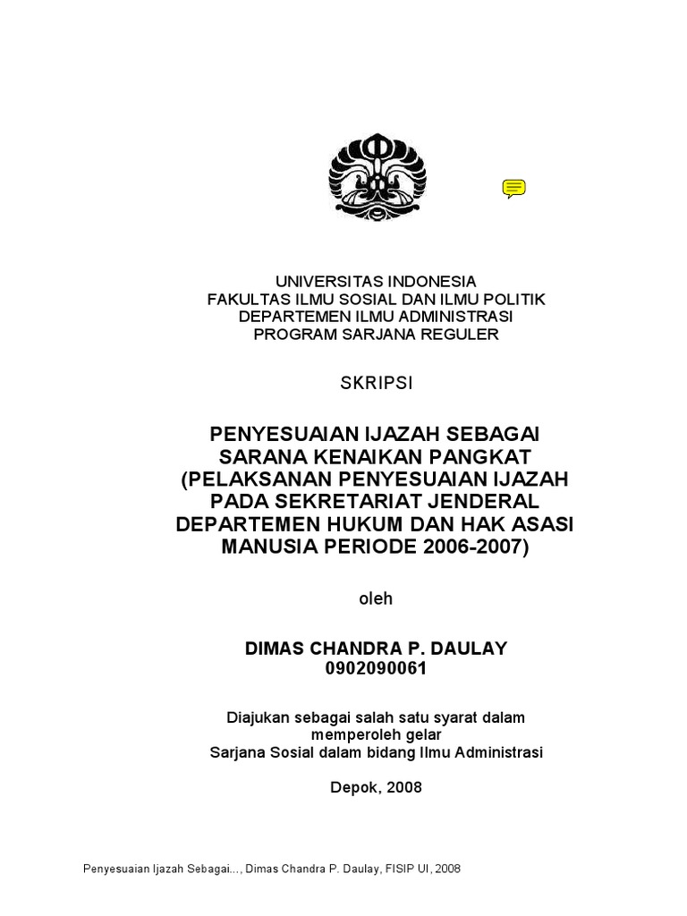Digital - 126267-SK 009 08 Dau P-Penyesuaian Ijazah PDF | PDF | Truth | Academia