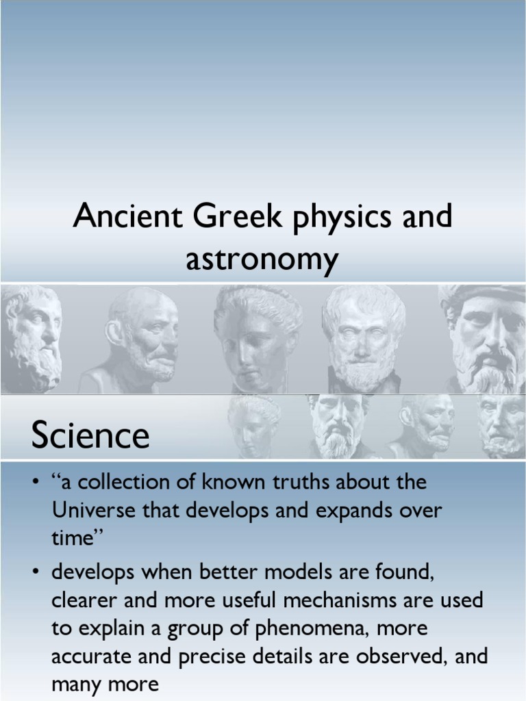 Lesson 1 Ancient Greek Physics and Astronomy PDF | PDF | Tycho Brahe ...