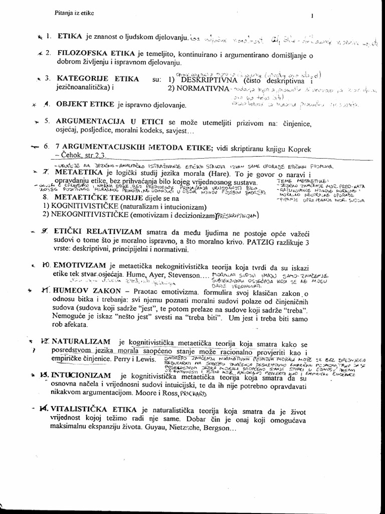 Etika - Skripta PDF | PDF