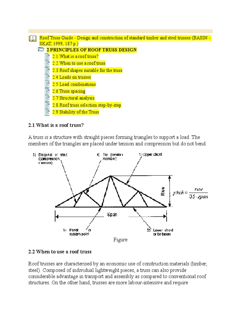 Roof Truss Guide | PDF | Truss | Roof