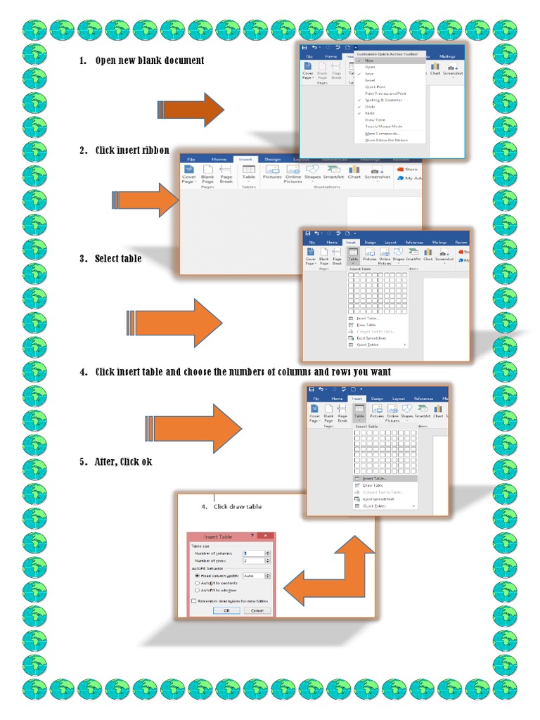Open New Blank Document | PDF