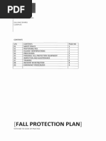 10.1 Fall Protection Plan | PDF | Safety | Scaffolding