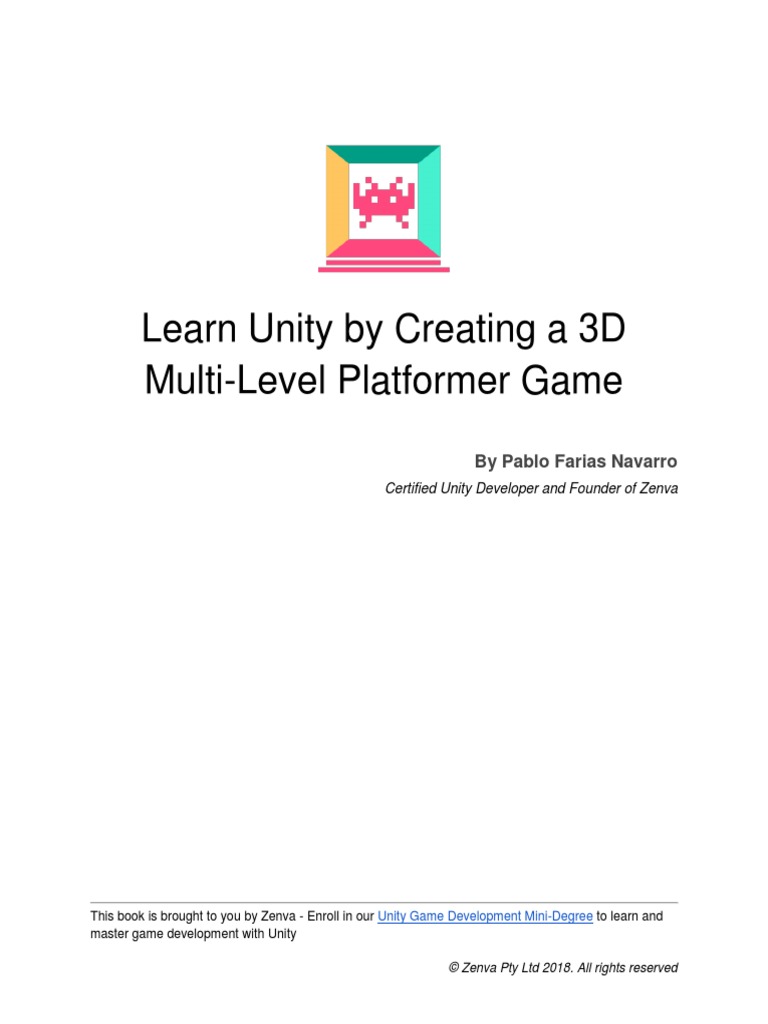 Learn Unity By Creating A 3d Multi Level Platformer Game Pdf Class Computer Programming