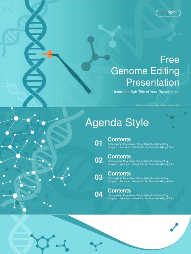 Genome Editing Medical PowerPoint Templates | PDF | Infographics ...