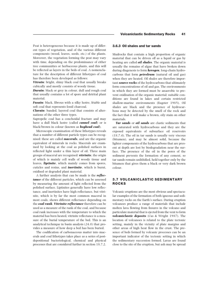 Classification of Volcanogenic Sediments | PDF | Volcanic Ash ...