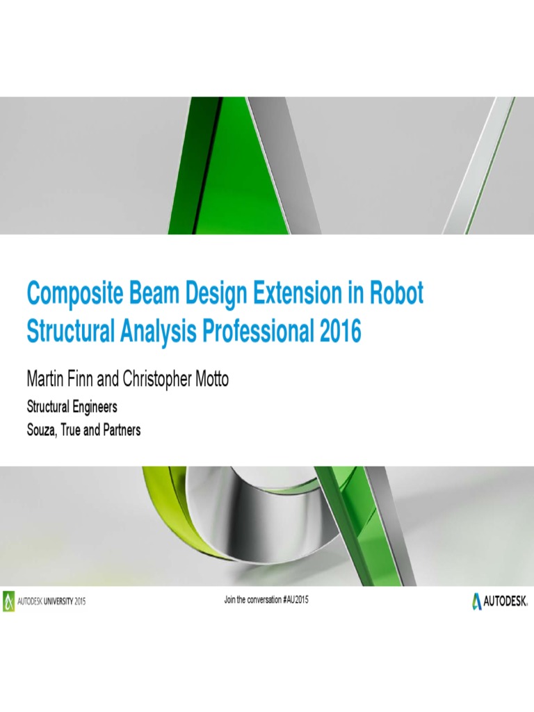 Presentation - 10821 - ES10821 - Composite Beam Design Extension in ...