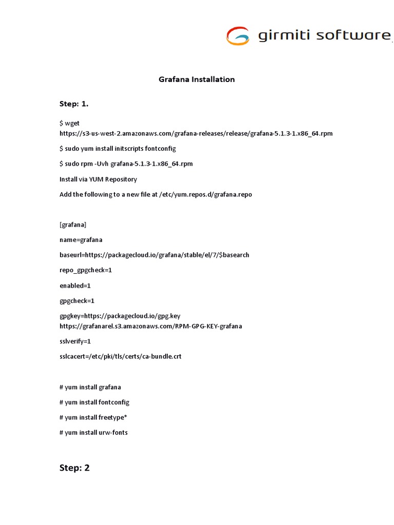 Grafana Installation | PDF