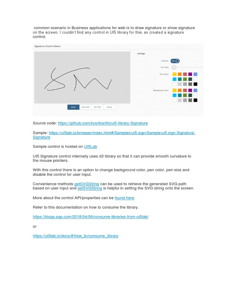 UI5 Signatures | PDF | Computers