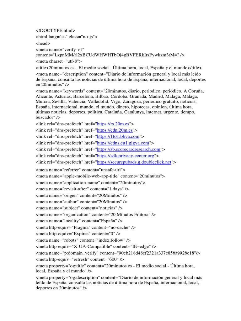 Doctype HTML | PDF | Cookie HTTP | Archivo de computadora