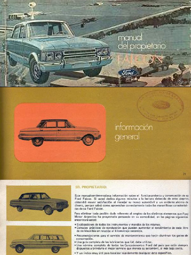 Manual de Usuario Ford Falcon 73-77 | PDF