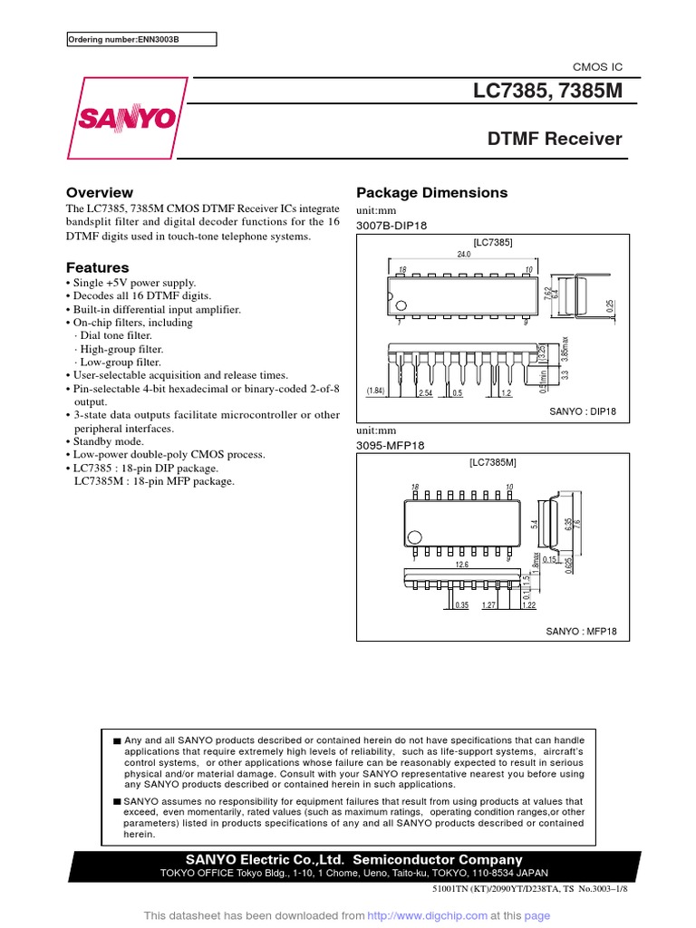 LC7385 | PDF | Amplifier | Operational Amplifier