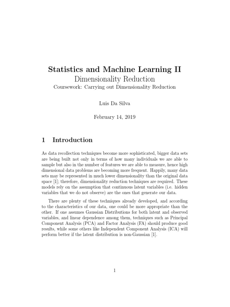 Exploring Dimensionality Reduction Techniques With Anthropometric Data ... Exploring Dimensionality Reduction Techniques With Anthropometric Data ...