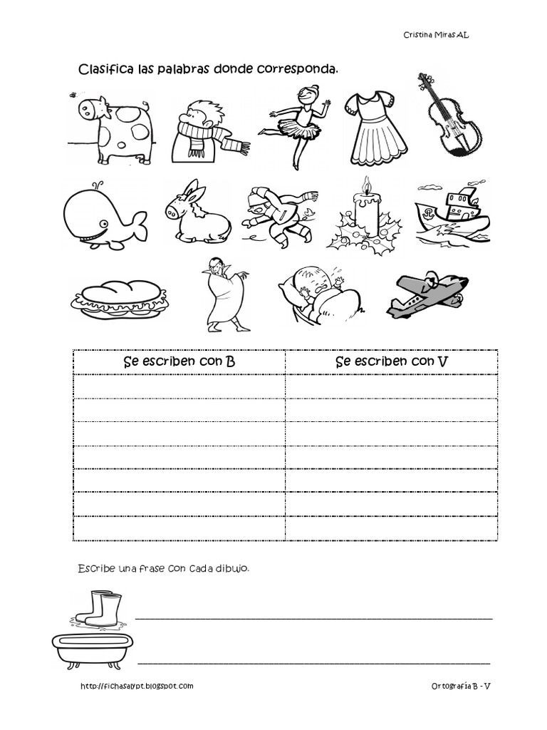 Ortografía B y V | PDF