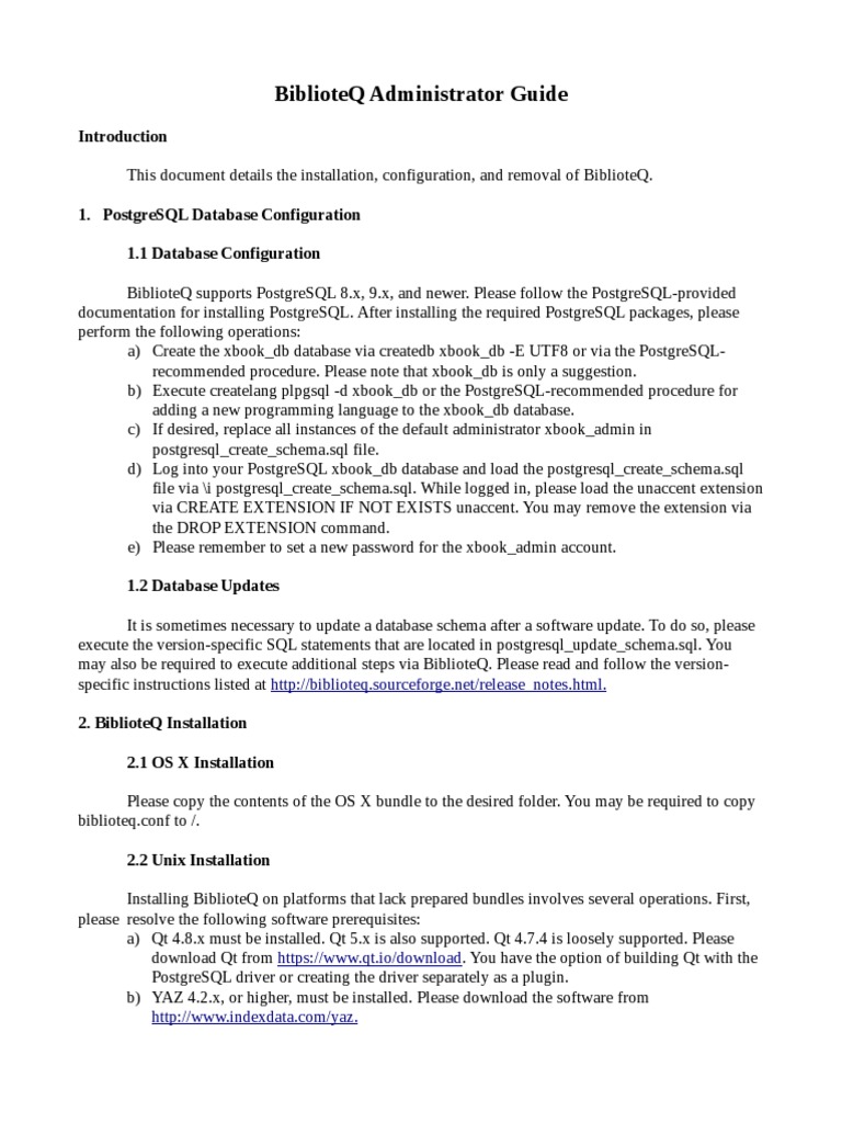 Administrator Guide | PDF | Postgre Sql | Directory (Computing)